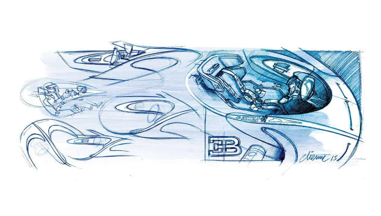 Bugatti Vision Gran Turismo Design Sketches
