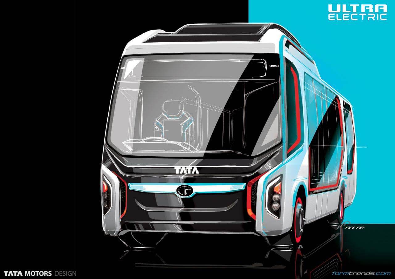 Tata Ultra Electric Bus Concept Looks to Future of Public Transport