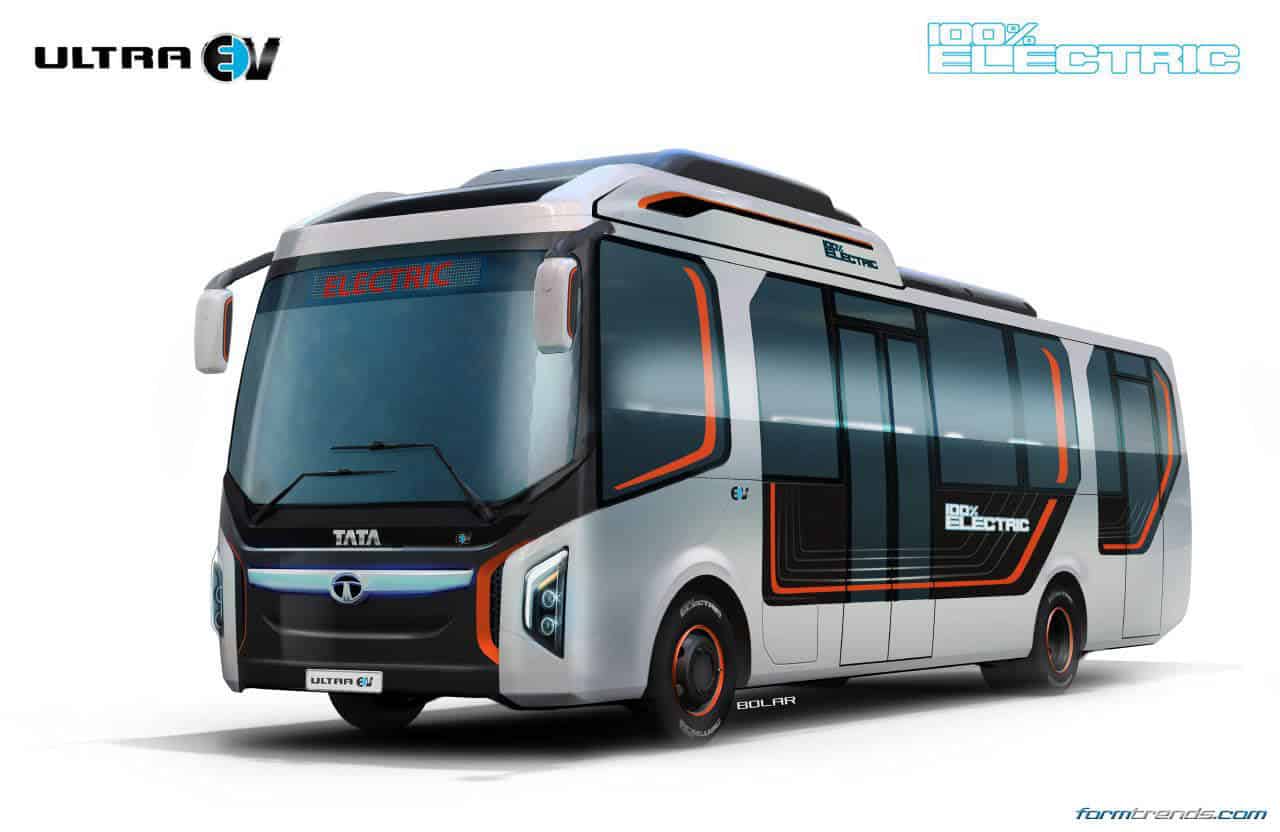 Tata Ultra Electric Bus Concept Looks to Future of Public Transport
