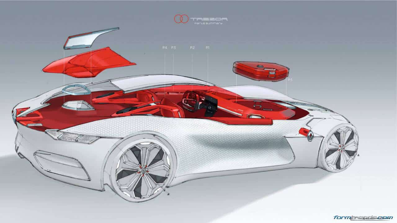 Renault Trezor Concept with design director Laurens van den Acker